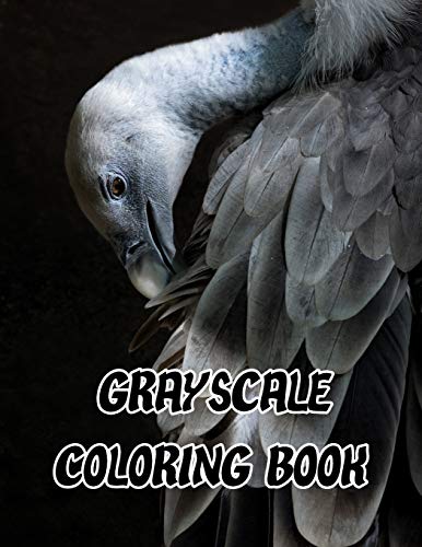 Grayscale Coloring Book: Grayscale Adults Coloring Book Pages For ...