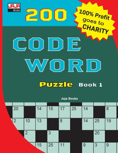 200 CODE WORD Puzzle Book 1 (200 Classic Brain Game Series: Coded ...